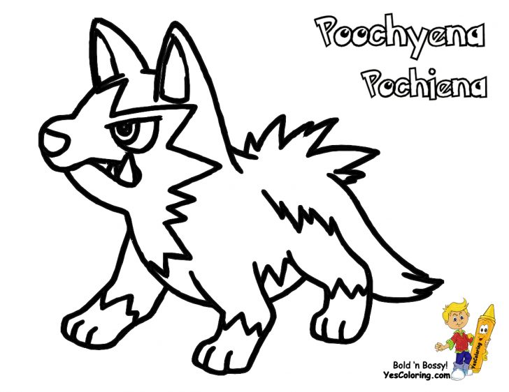 Elegant Picture of Poochyena Coloring Pages - vicoms.info